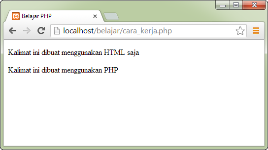 Tutorial Belajar PHP Part 6: Cara Kerja Web Server Menjalankan Kode PHP Tutorial Belajar PHP Part 6: Cara Kerja Web Server Menjalankan Kode PHP