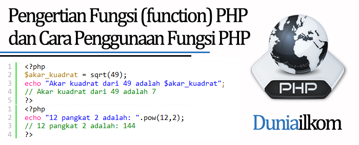 Tutorial Belajar PHP – Pengertian Fungsi (function) PHP dan Cara ... Tutorial Belajar PHP – Pengertian Fungsi (function) PHP dan Cara ...