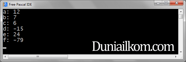 Jenis-jenis Operator Aritmatika dalam Pascal | Duniailkom Jenis-jenis Operator Aritmatika dalam Pascal | Duniailkom