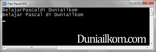 Jenis-jenis Operator String dalam Bahasa Pascal | Duniailkom Jenis-jenis Operator String dalam Bahasa Pascal | Duniailkom