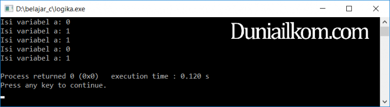Tutorial Belajar C: Jenis-jenis Operator Logika Bahasa C | Duniailkom Tutorial Belajar C: Jenis-jenis Operator Logika Bahasa C | Duniailkom