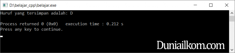 Cara Membuat Tipe Data Char Bahasa C++ | Duniailkom Cara Membuat Tipe Data Char Bahasa C++ | Duniailkom